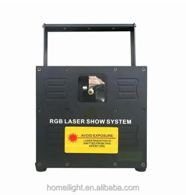 China RGB Full Color Animation Laser Light Stage Show 5W IP33 IP-rating Te koop