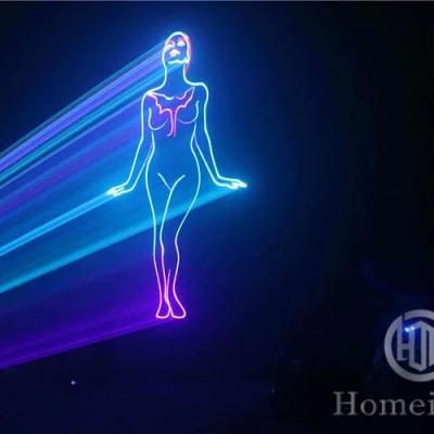 China Homei Beam 5W-8W Stage Laser Light Led Disco Party Lighting Solutions with RGB Strobe for sale