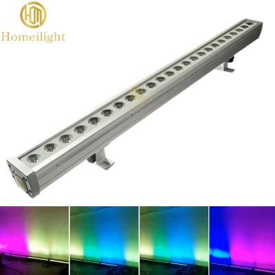 China Outdoor Stage Lighting IP65 Waterproof Pixel Bar Light 24*3W 3in1 Wall Washer LED RGB for sale