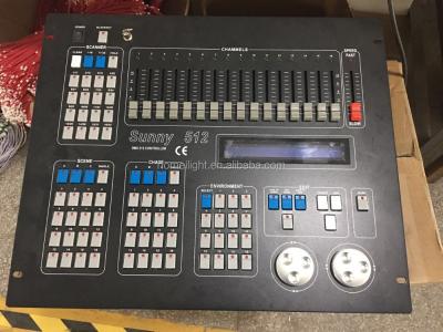 Cina Sunny 512 Controller DMX 512 Console Pro Stage Lighting con MA Command Wing in vendita