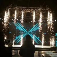China Waterfall Firework Machine Stage Spark Flame Machine For Wedding Party Performance for sale