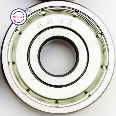 China Chrome Steel 6200 Series Bearing 626 ZZ 2RS Deep Groove Ball Bearing 6x19x6mm for sale