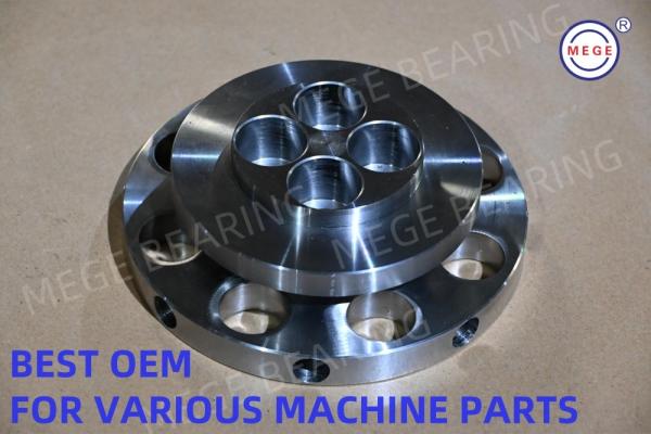 Quality High Hardness Flanges Pump Truck Cylinder Barrel Connecting S45C 1045 C45 45 Steel Zinc Plating for sale