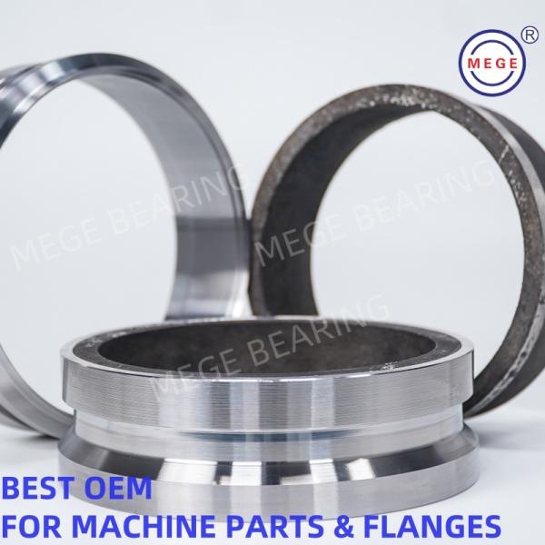 Quality High Precision Flange Assembly Wear Resistant Sleeves Cr14 Cr20 Cr26 Forge Steel / Cast Iron Concrete Pump Truck Parts for sale