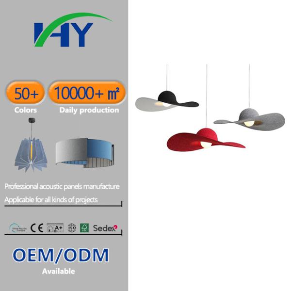 Quality Customized PET Acoustic Lighting Home Decoration Sound Proof Lighting for sale
