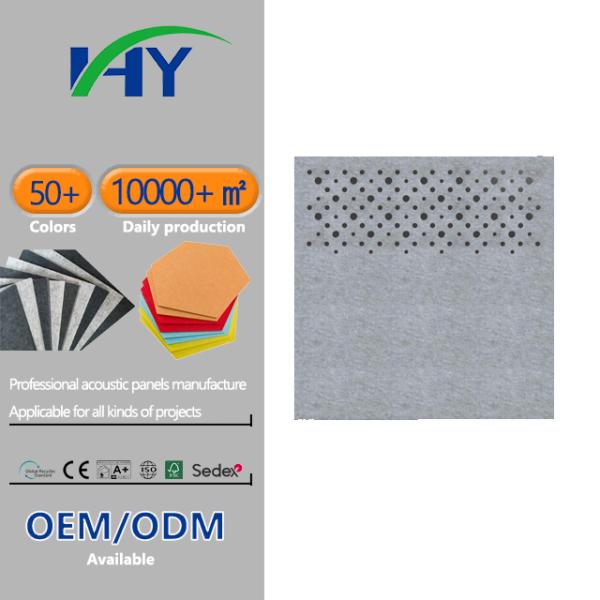 Quality Individuation PET Acoustic Sound Absorbing Wall Panels For Renovation Flame Retardant for sale