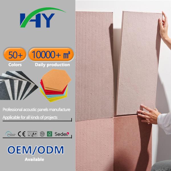 Quality Individuation Flme Retardant Acoustic Panels PET Custom Sound Absorbing Panels for sale