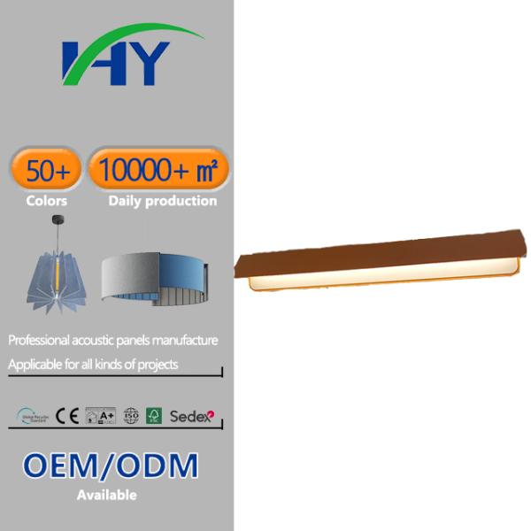 Quality Rectangular Strip PET Acoustic Lighting for Oiifce Decoration for sale