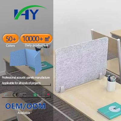 China Office Space Acoustic Desk Divider for Libiary Reading Sound Absorption for sale