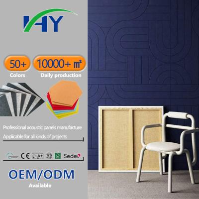 China Commercial Acoustic Wall Panels Flame Retardant Customized For Noise Management for sale