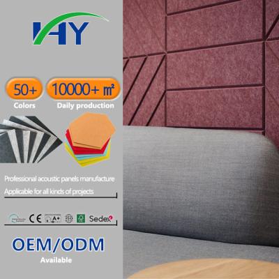 China Easy Installation Acoustic Wall Panels Flame Retardant Customized For Sound Absorption for sale