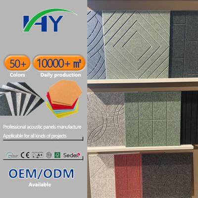 China Eco Friendly PET Acoustic Wall Panel Offering Customized Sizes And Noise Reduction for sale