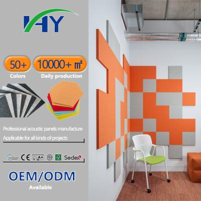 China Sound Absorption Acoustic Wall Panel Featuring Customizable Flame Retardant PET for sale