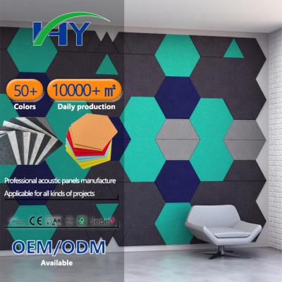 China Acoustic Wall Panel With Custom PET Fabrication And Noise Reduction Properties for sale