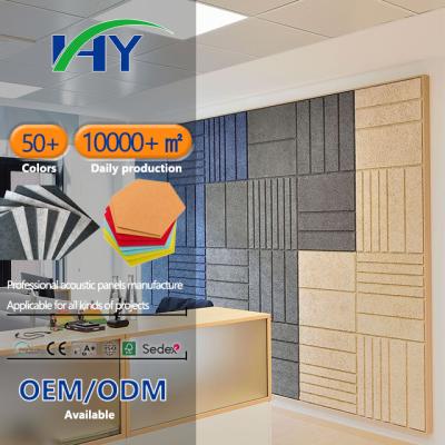 China Sound Control Acoustic Wall Panel Using Custom PET And Recycled Components for sale