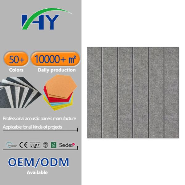 Quality Acoustical Wall Panels PET Material For Corporate Office Fit Outs for sale