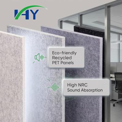 China PET Acoustic Panels For Cafeterias Noise Reduction 100% PET for sale