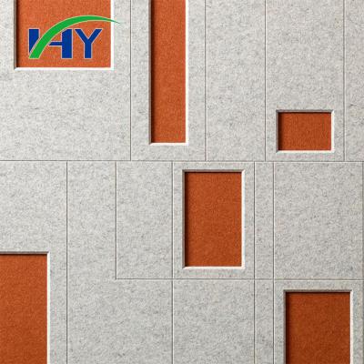 China Custom Edge PET Acoustic Panels For Art Gallery Wall Systems for sale