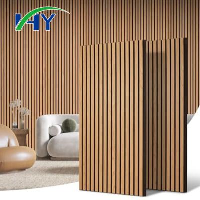 China Wood Slat Acoustic Panel Customizable Width And Length For Large Scale Projects for sale
