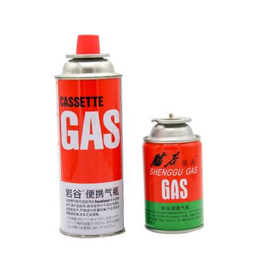 China Hotsale low pressure gas canister filled with butane for sale