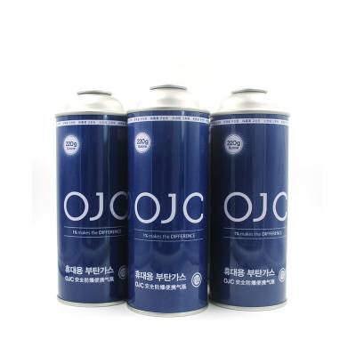 China Hot Sale Gas Tin Can Empty Butane Gas Refill Canister for sale