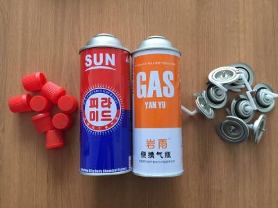 China 227g Portable butane gas cartridge and butane gas canister for sale