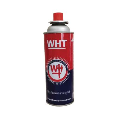China Butane gas canister 220g and tinplate BBQ butane gas cartridge for sale