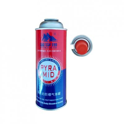 China Hotsale low pressure gas canister filled with butane for sale
