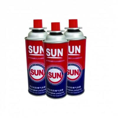 China China wholesales camping gas butane cartridge 400ml/227g for sale