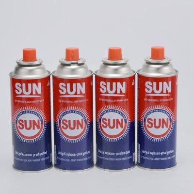 China Hot Sale Gas Tin Can Empty Butane Gas Refill Canister for sale