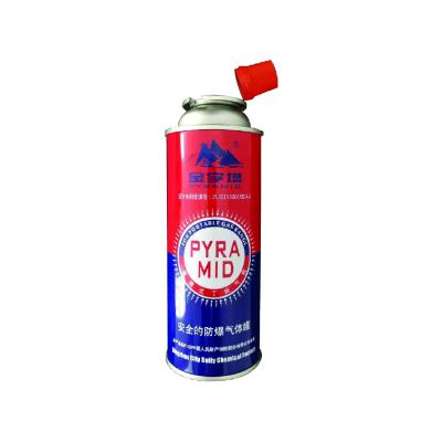 China Butane gas canister 220g and tinplate BBQ butane gas cartridge for sale