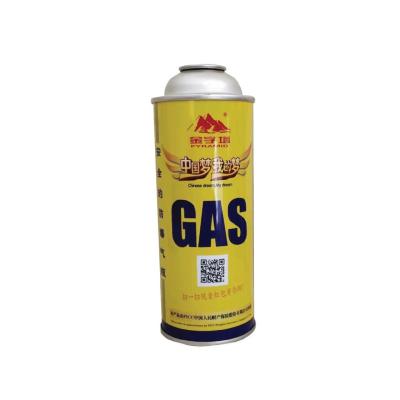 China 227g Round Shape Portable butane gas cartridge and butane gas canister for sale
