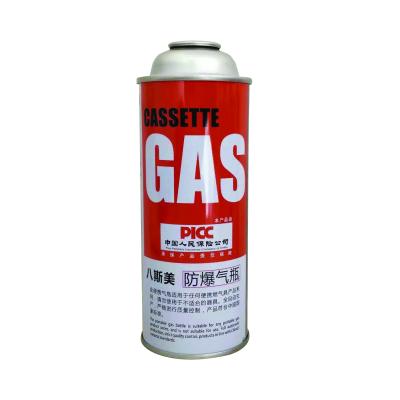 China Gas butane cartridge empty fuel canister for sale