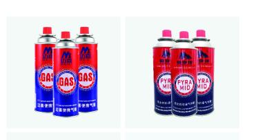 China 250g Butane gas Cartridge and Camping Gas Canister for sale