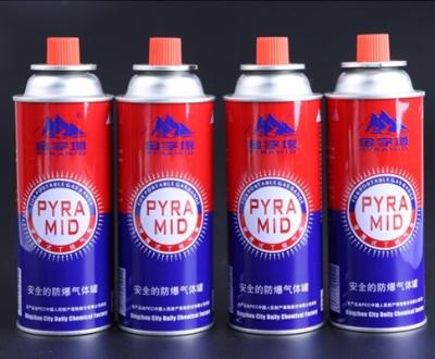 China Low pressure empty gas bottle butane gas cartridge for sale