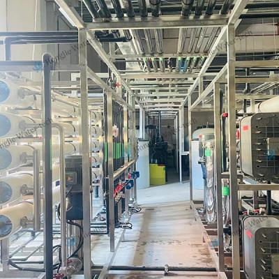 China Easy To Install Industrial Water Filter System 90t/H Ultra Pure Water System for sale