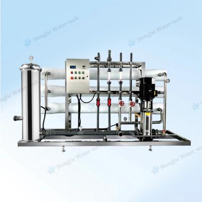 China 6TPH Reverse Osmosis Water Purification System For Food And Beverage Factory for sale