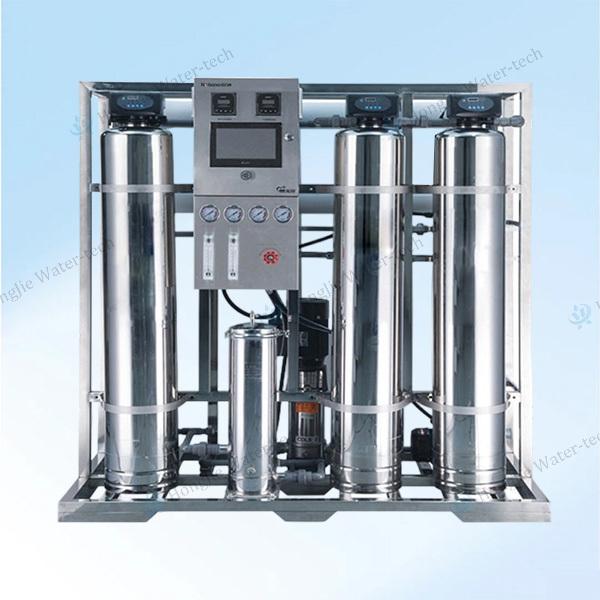Quality SS304 1500L/H Stainless Steel Reverse Osmosis System For Food And Beverage Water Purification for sale