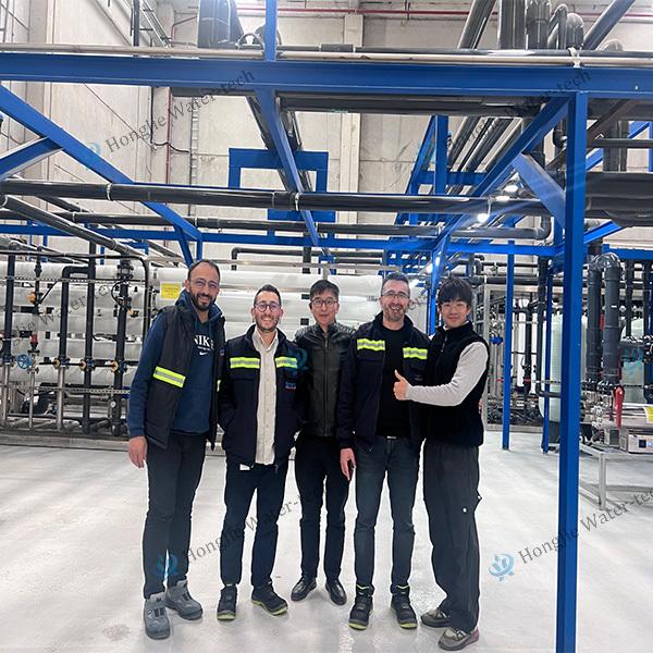 Quality 100T/H Ultrapure Water System with UF+RO+EDI Process for Photovoltaic Solar Industry Featuring <1 ppb TOC and Carbon Steel Filter for sale