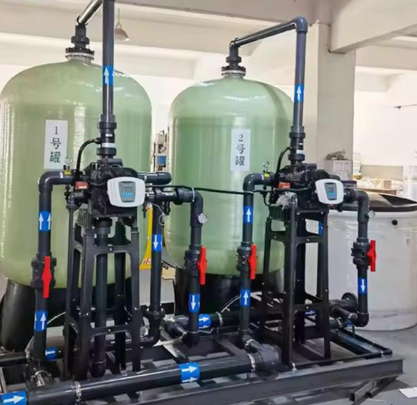 Quality 10T/H Commercial Water Softener Systems For Laundry And Dyeing for sale