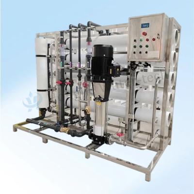 Китай Автоматизированная установка обратного осмоса для очистки воды с насосом и управлением ПЛК продается