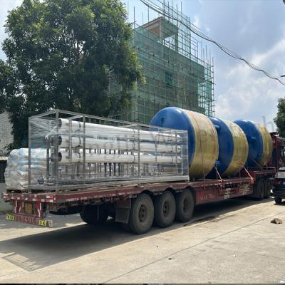中国 2セット 15T/H 単段逆オスモースシステム 80T 水軟化システム 販売のため