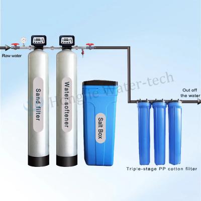 China 3-Stage Whole Home Water Softener And Filtration Unit – 300 GPH for sale