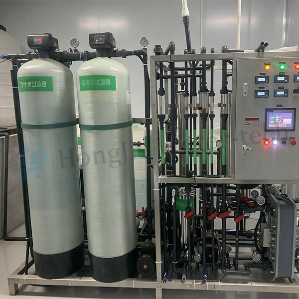 Quality 500l/h Ultrapure Water System with RO + EDI Technology and PLC Control for Precision Instruments for sale