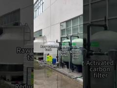 Máquina de água ultra pura de dois estágios de 4 toneladas/hora com RO e EDI para optoeletrônica