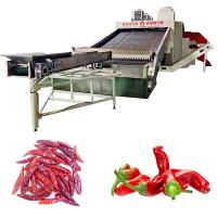 China PLC Control Mode Energy Efficient Chilli Drying Machines With Multiple Safety Features for sale