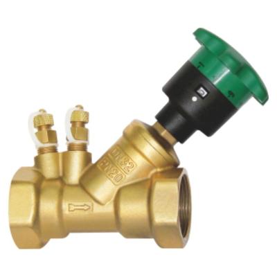 Chine Valve motorisée de zone d'acier inoxydable moulant le laiton statique de soupape de 3quilibrage d'écoulement à vendre