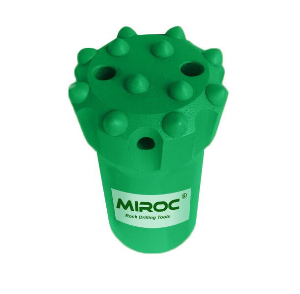 89mm T51 Flat face button bits For mining Quarrying Threaded Rock Drilling Button Bit 0
