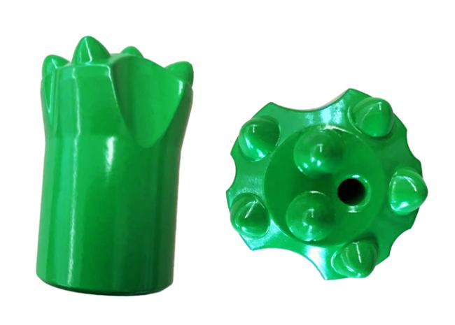 Q7-32mm Taper Button Bit close-up view