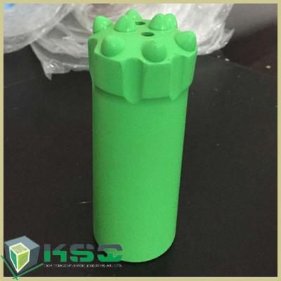 China Dome Carbide Tipped Button Drill Bit For Metal Ore Mining Green Forging for sale